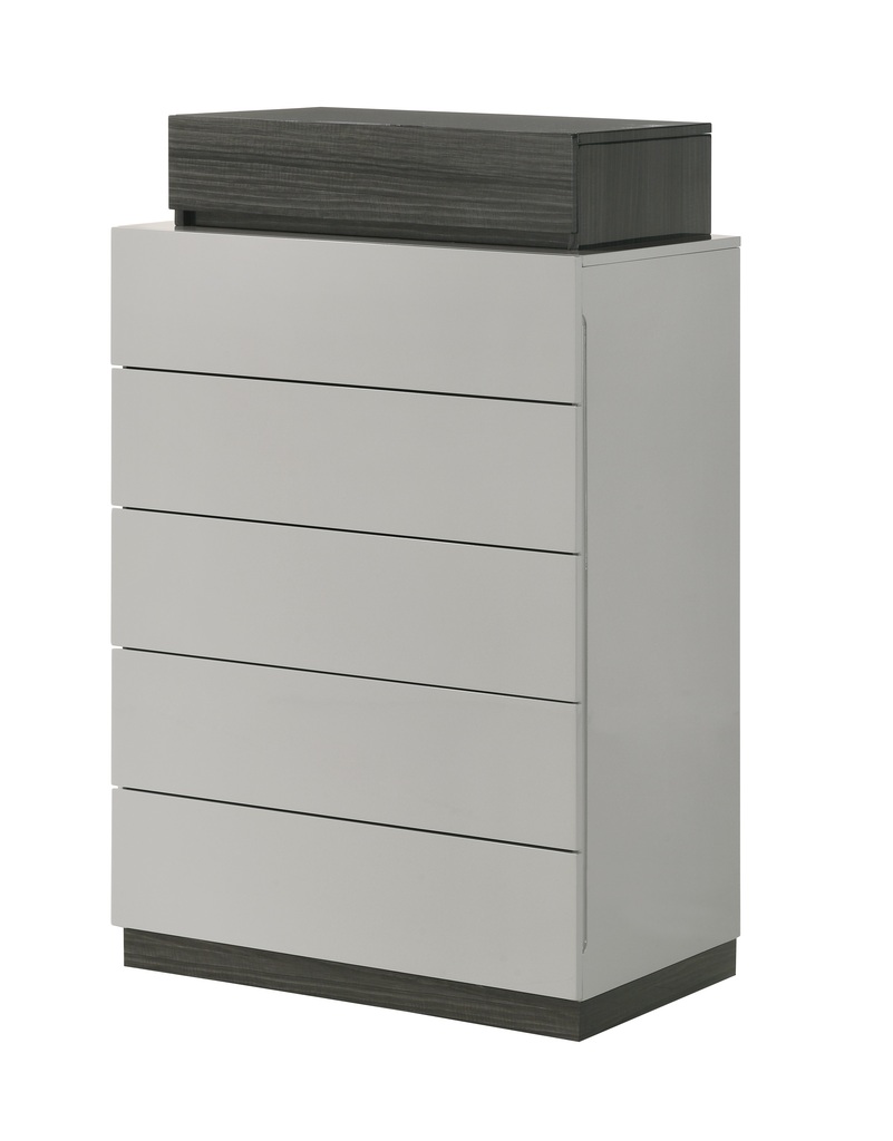 Cube Chest In Light Grey by J&M | 1StopBedrooms