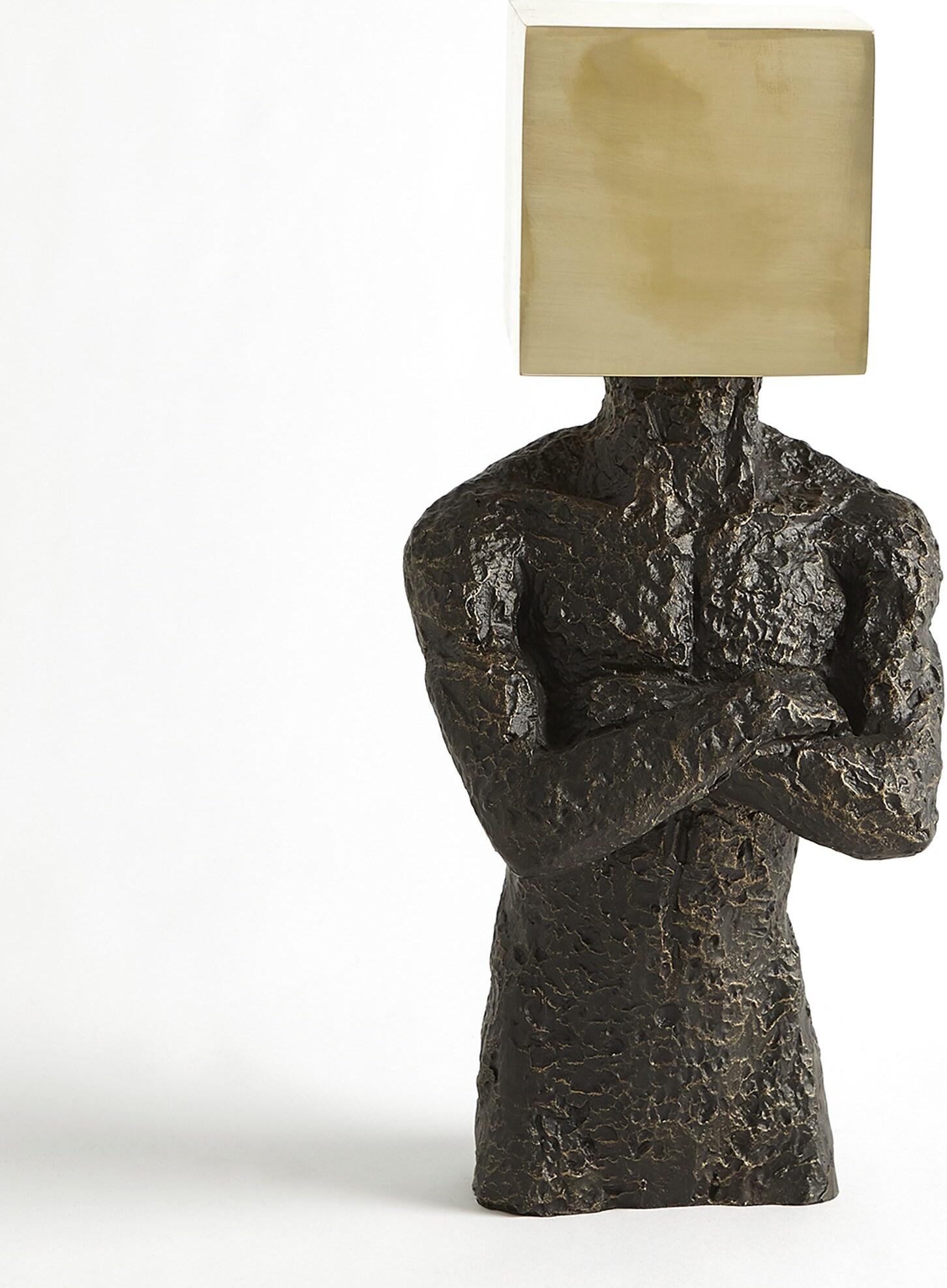 Cube Hero In Bronze by Global Views | 1StopBedrooms