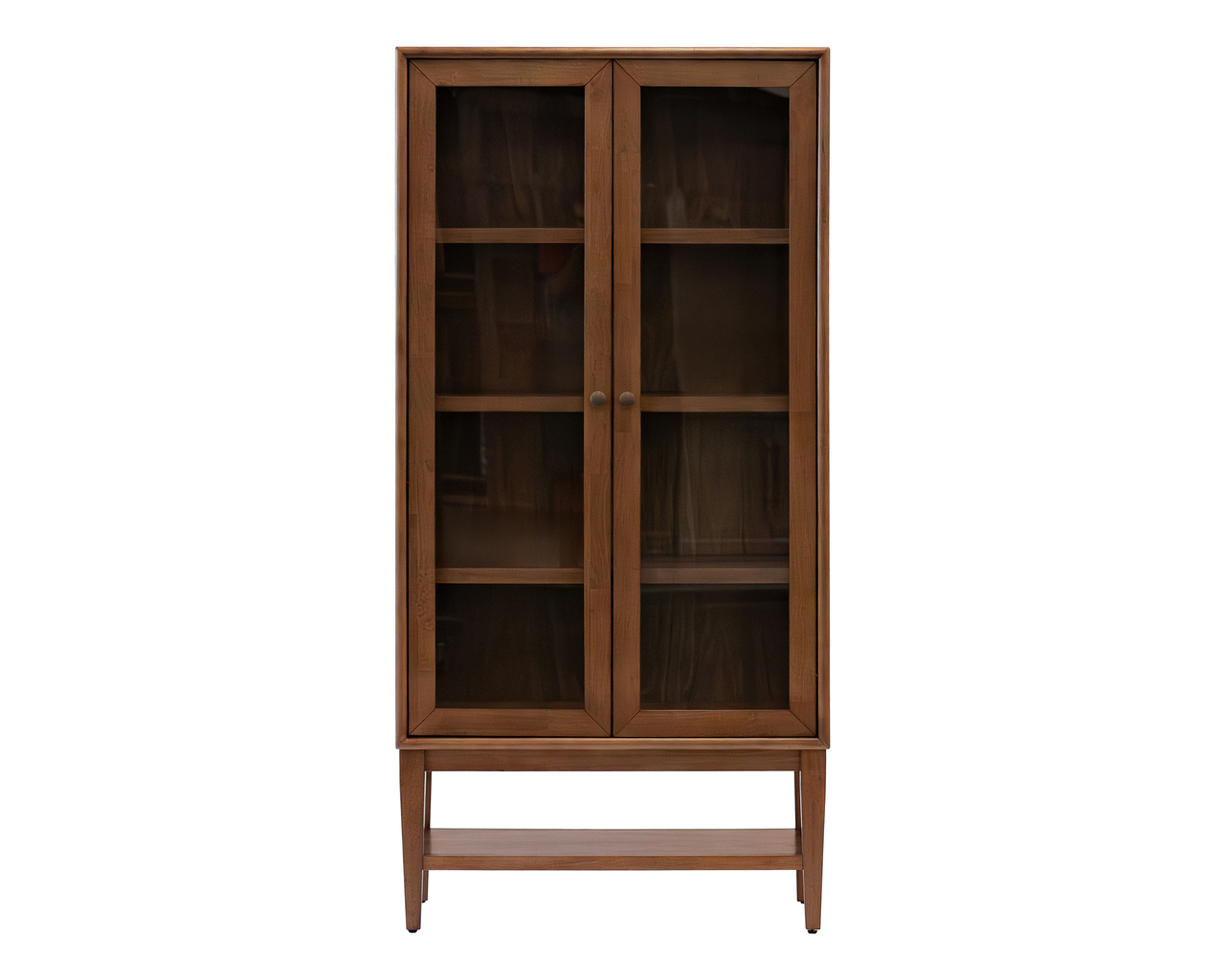 Cupertino Wood Dining Display Cabinet In Brown by Martin Furniture ...
