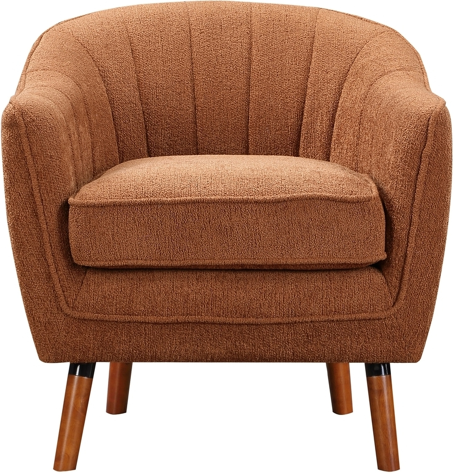 Cutler Accent Chair In Orange and Rust by Homelegance | 1StopBedrooms