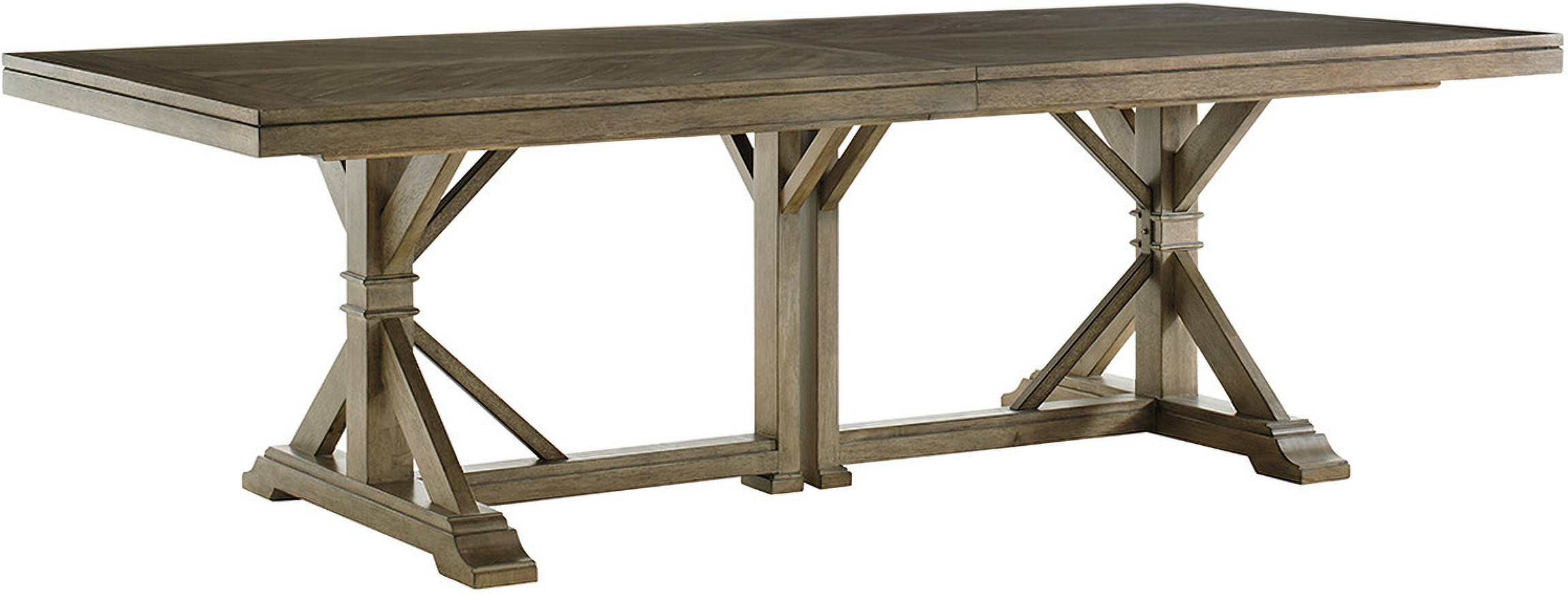 Cypress Point Pierpoint Trestle Dining Table In Gray by Tommy Bahama ...