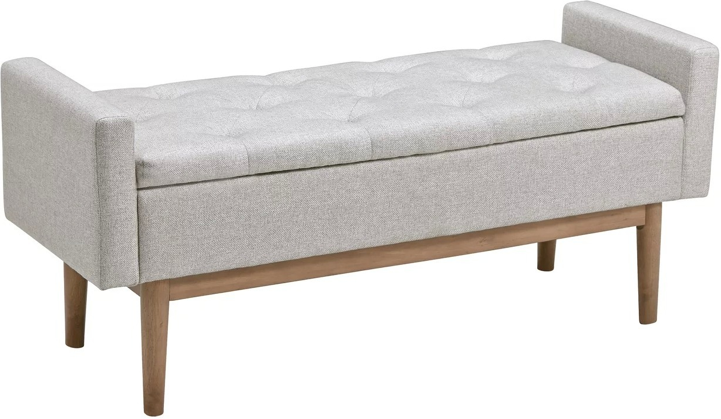 Briarson Beige And Brown Storage Bench - 1StopBedrooms.