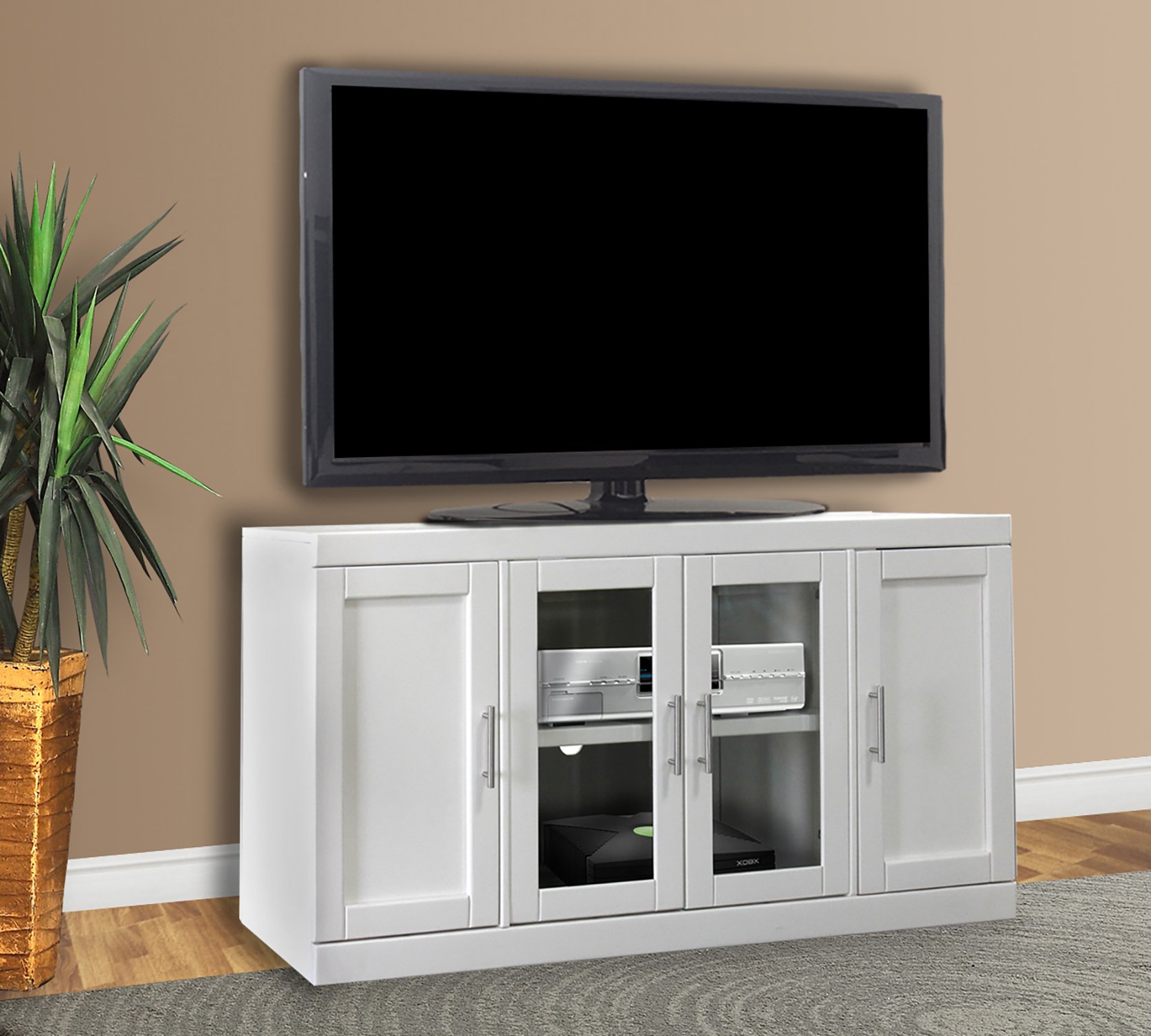 Catalina Cottage White 56" TV Console - 1StopBedrooms.