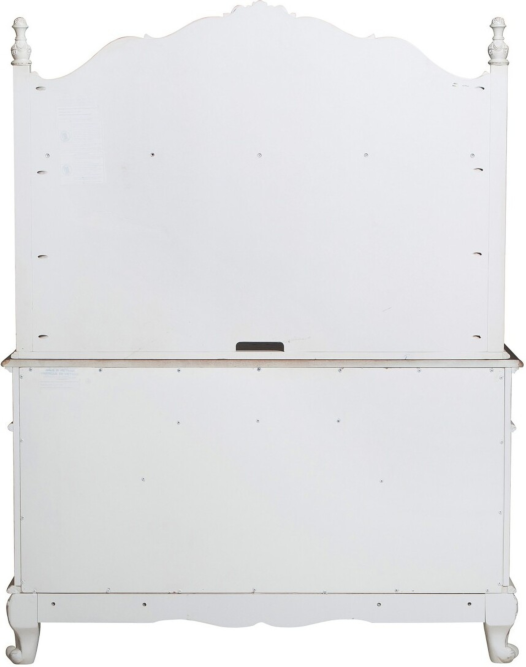 Cinderella Antique White With Grey Writing Desk - 1StopBedrooms.
