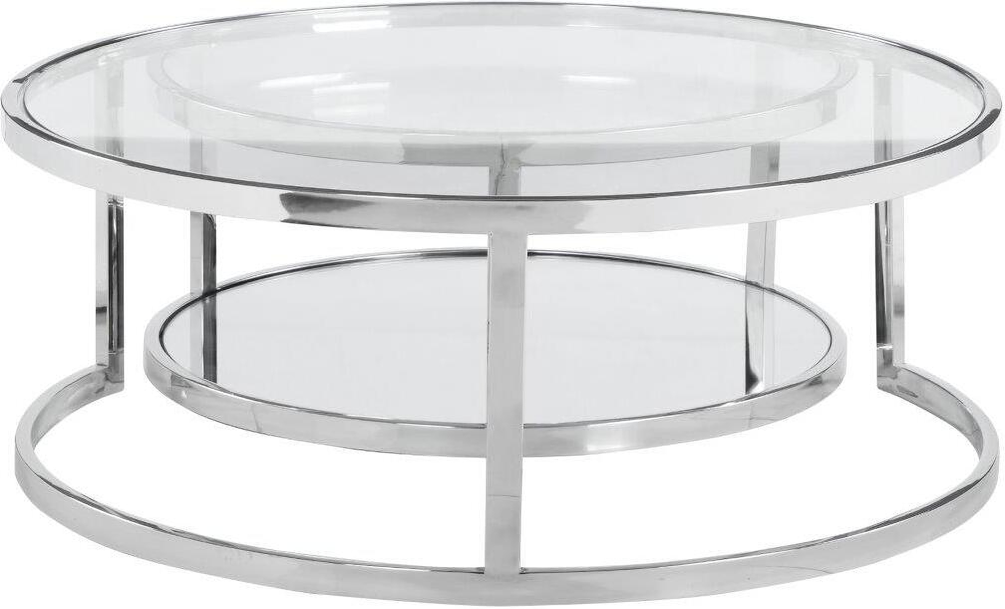 Contemporary 2-In-1 Nesting Cocktail Table Set - 1StopBedrooms.