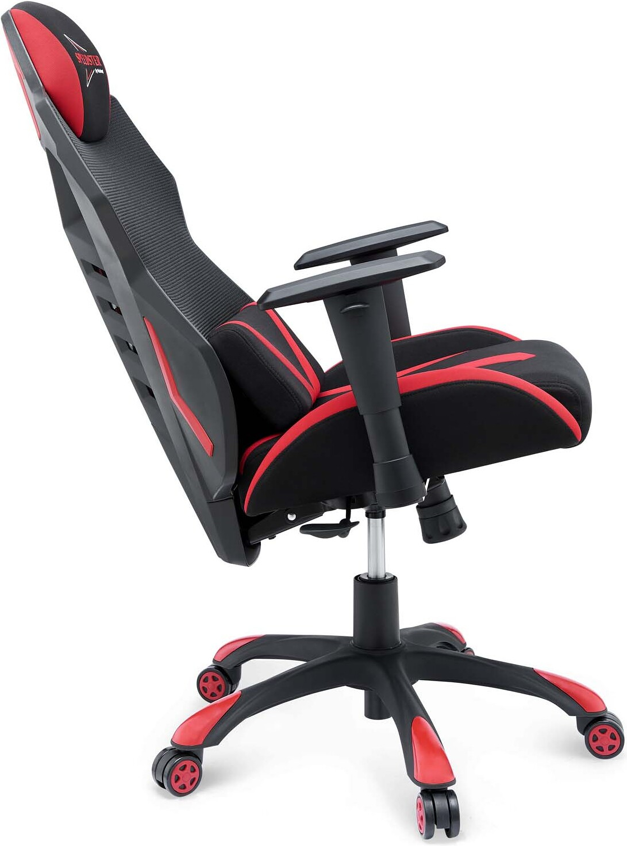 Speedster Black and Red Mesh Gaming Computer Chair EEI-3901-BLK-RED ...