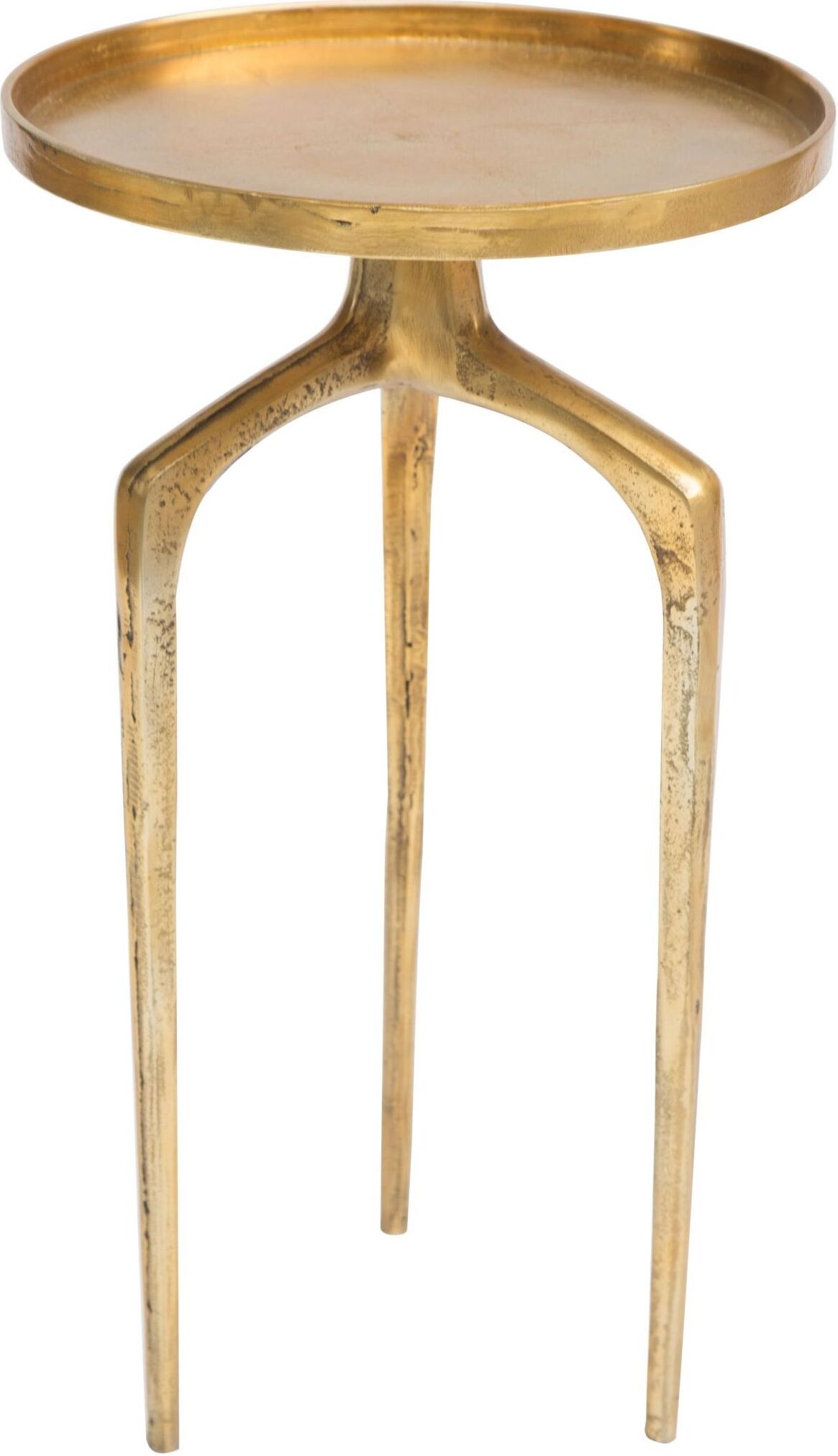 Como Antique Gold Accent Table - 1StopBedrooms.