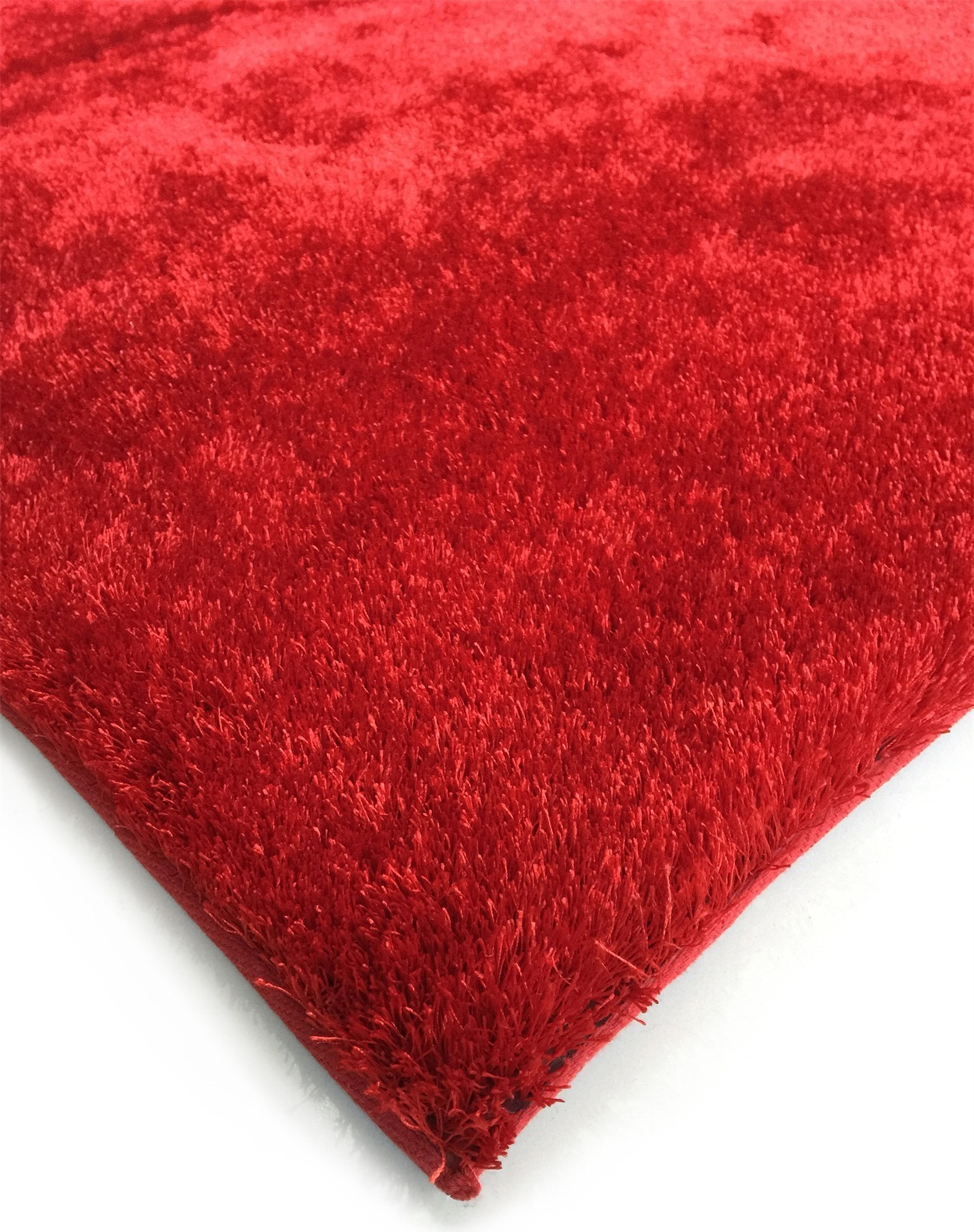Fuzzy Red Area Rug 5 X 7 - 1StopBedrooms.