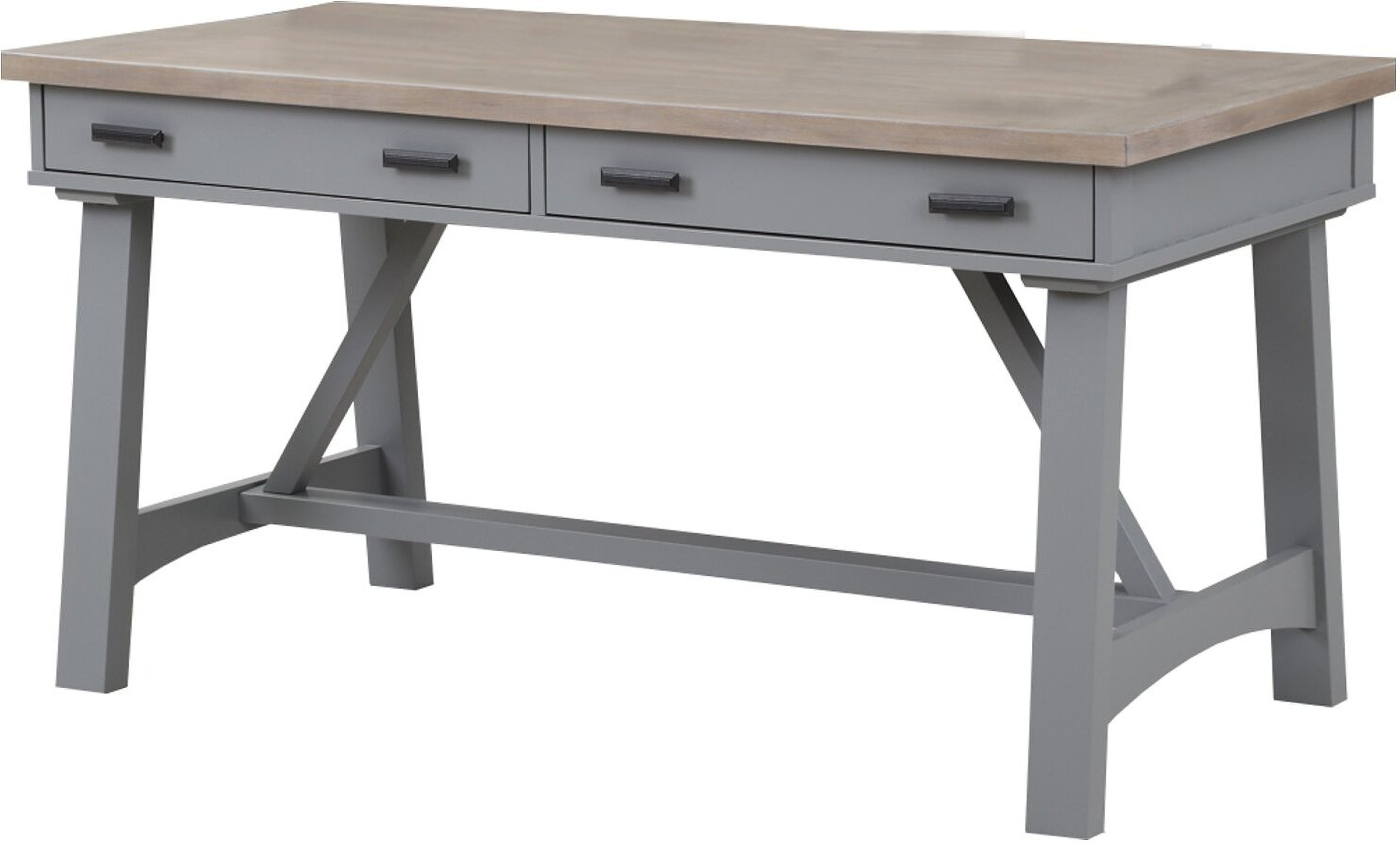 Americana Modern Dove 60 Inch Writing Desk - 1StopBedrooms.