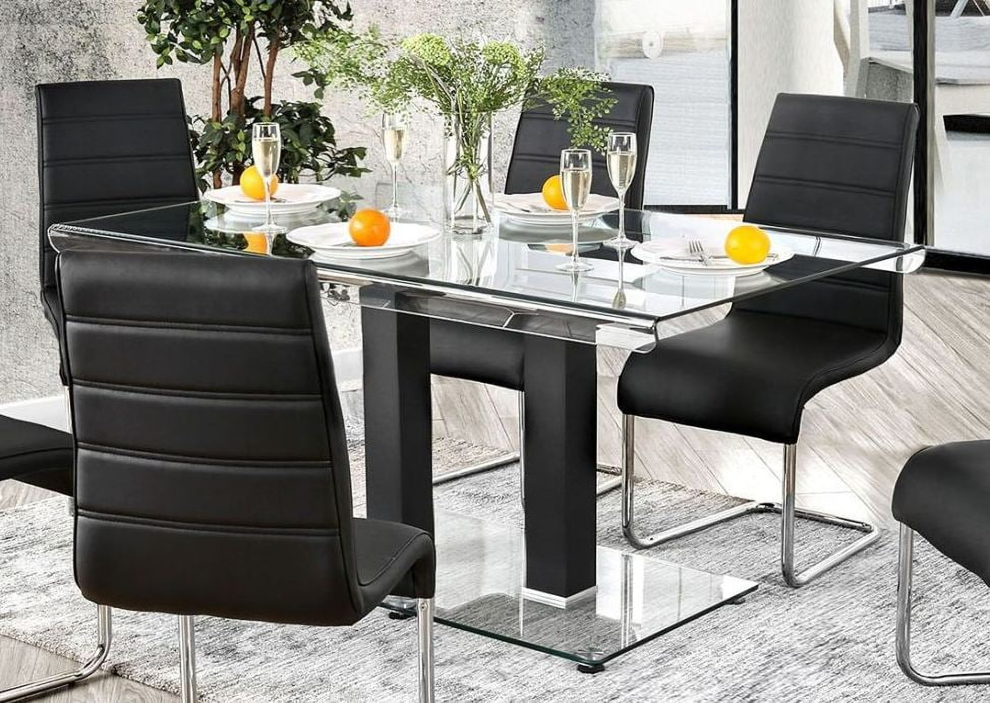 Richfield Black Dining Room Set - 1StopBedrooms.