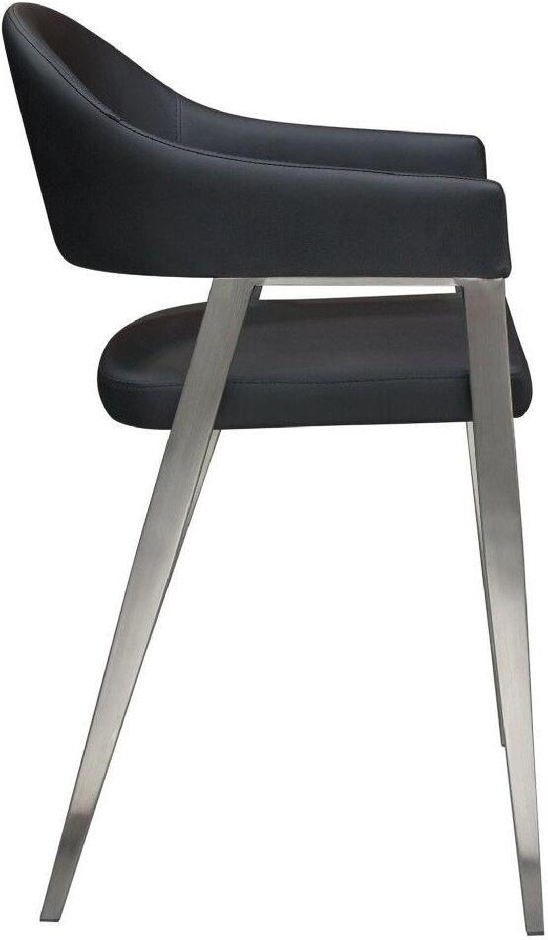 Diamond Sofa Adele Black Leatherette Counter Height Chairs Set of 2 ...