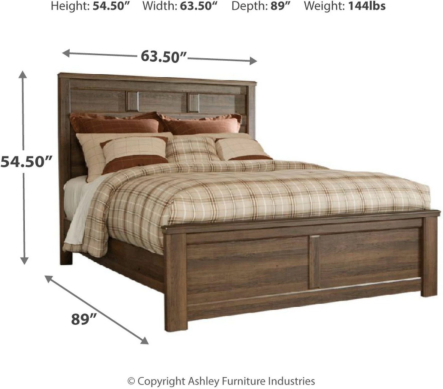 Juararo Queen Panel Bed - 1StopBedrooms.