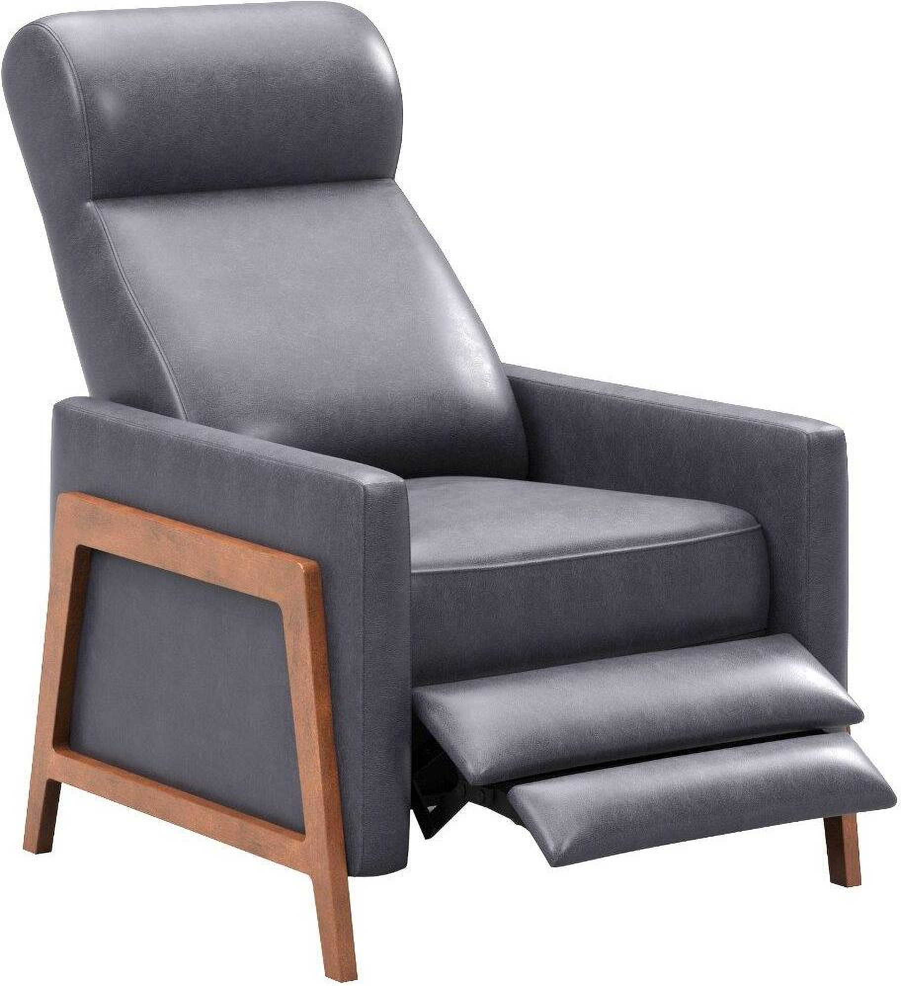 Sunset Trading Edge Pushback Leather Recliner Manual Reclining Chair ...