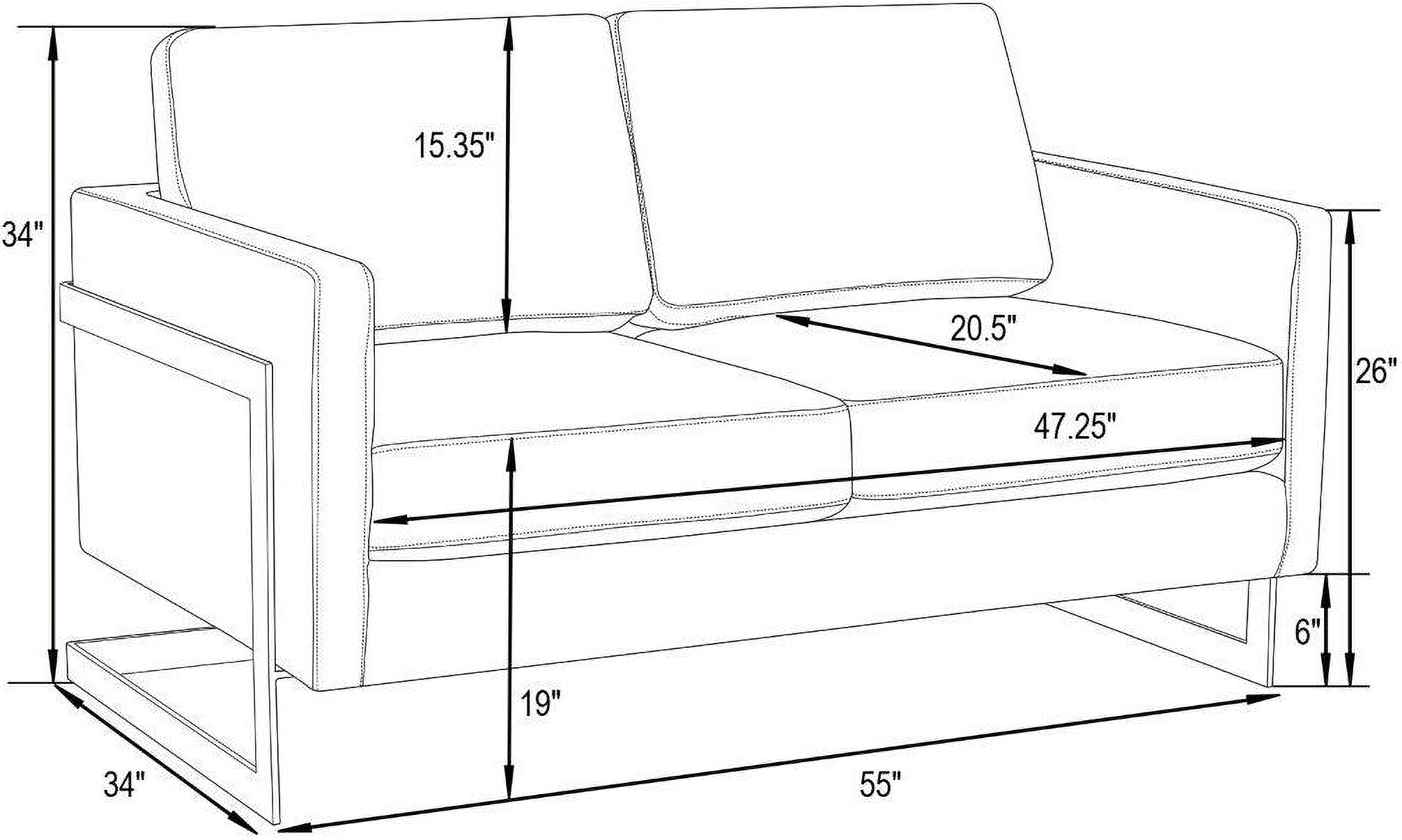 LeisureMod Lincoln Purple Modern Mid-Century Upholstered Velvet ...