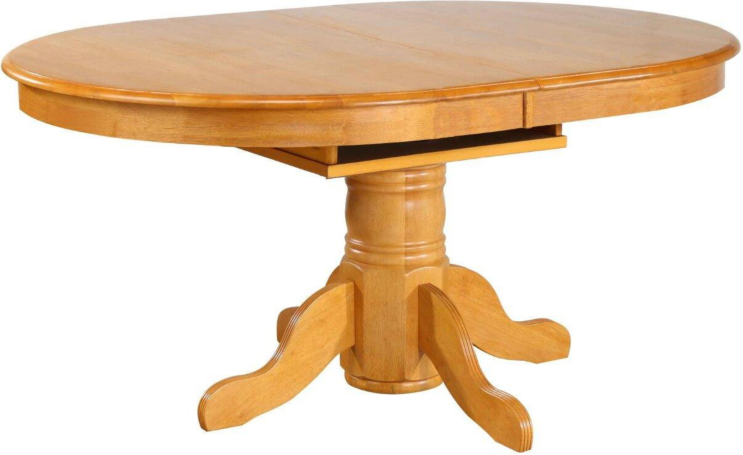 Sunset Trading Oak Selections 5 Piece Pedestal Dining Set with ...