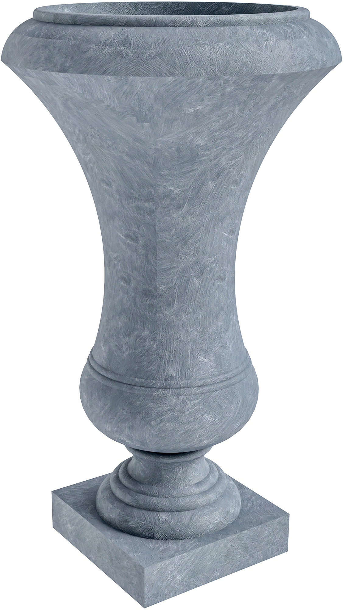 Daisy 24.8 Inch High Poly Fiber Stone Planter In Aged Concrete by ...