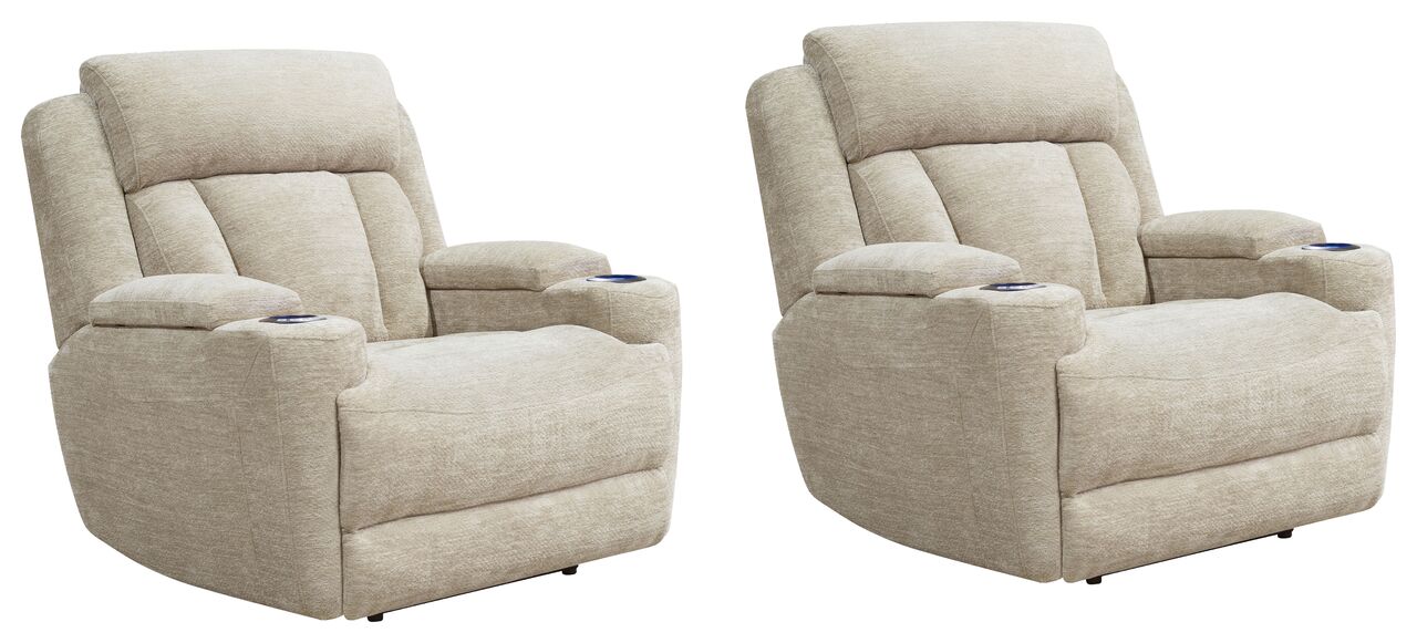 Dalton Power Recliner Set of 2 In Lucky Fawn by Parker House | 1StopBedrooms
