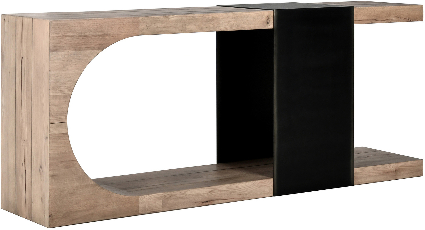 Danica Console Table In Natural Oak By Classic Home 1stopbedrooms