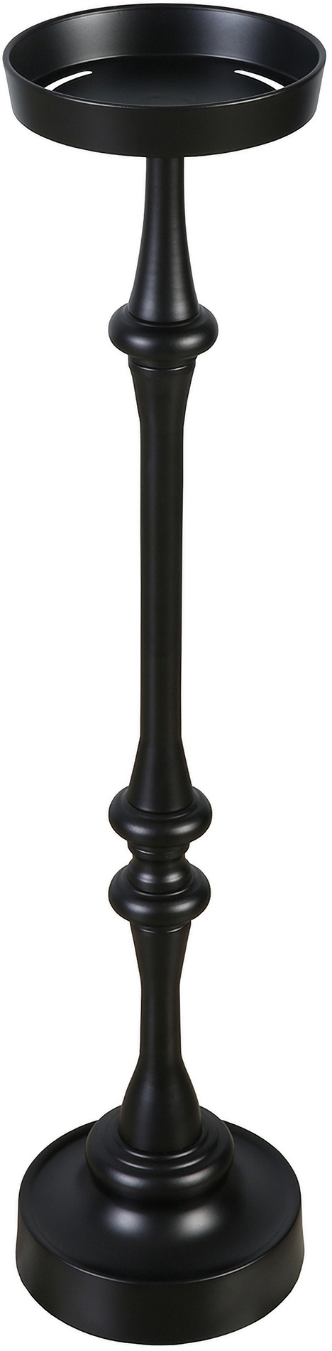 Dapper Round 26 Inch Iron Martini Side Tables Set of 2 In Black by New ...