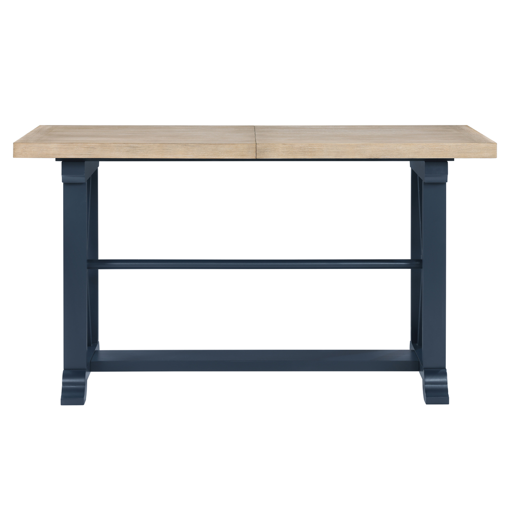 Darcy Counter Table In Blue by Steve Silver | 1StopBedrooms