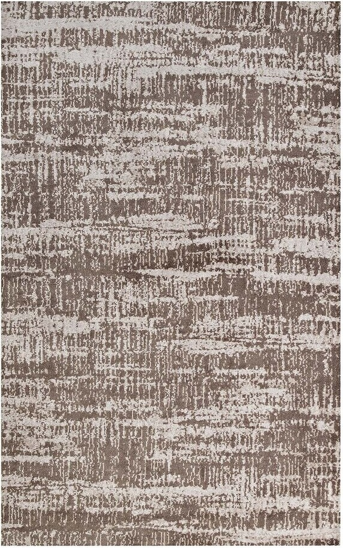 Darja Distressed Rustic Modern 5X8 Area Rug In Light and Dark Tan by ...