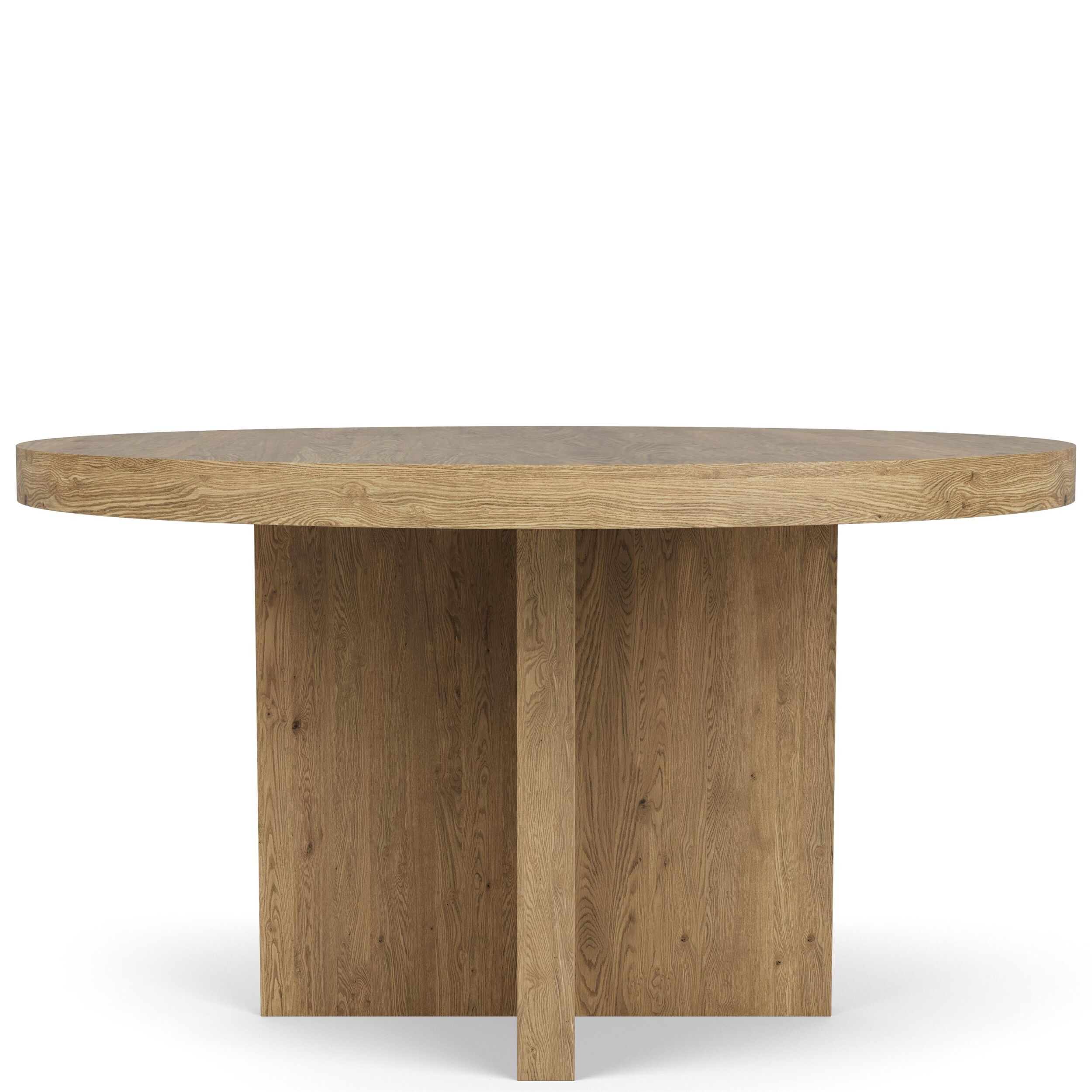 Davie Round Dining Table In Pale Oak by Riverside Furniture | 1StopBedrooms