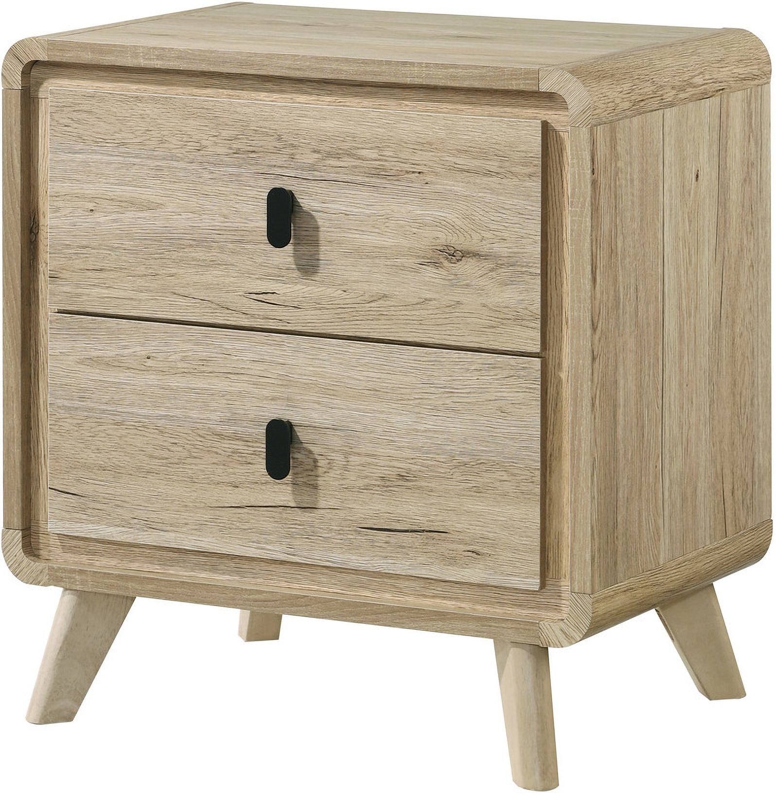 Dawson Night Stand In Driftwood by Crown Mark | 1StopBedrooms