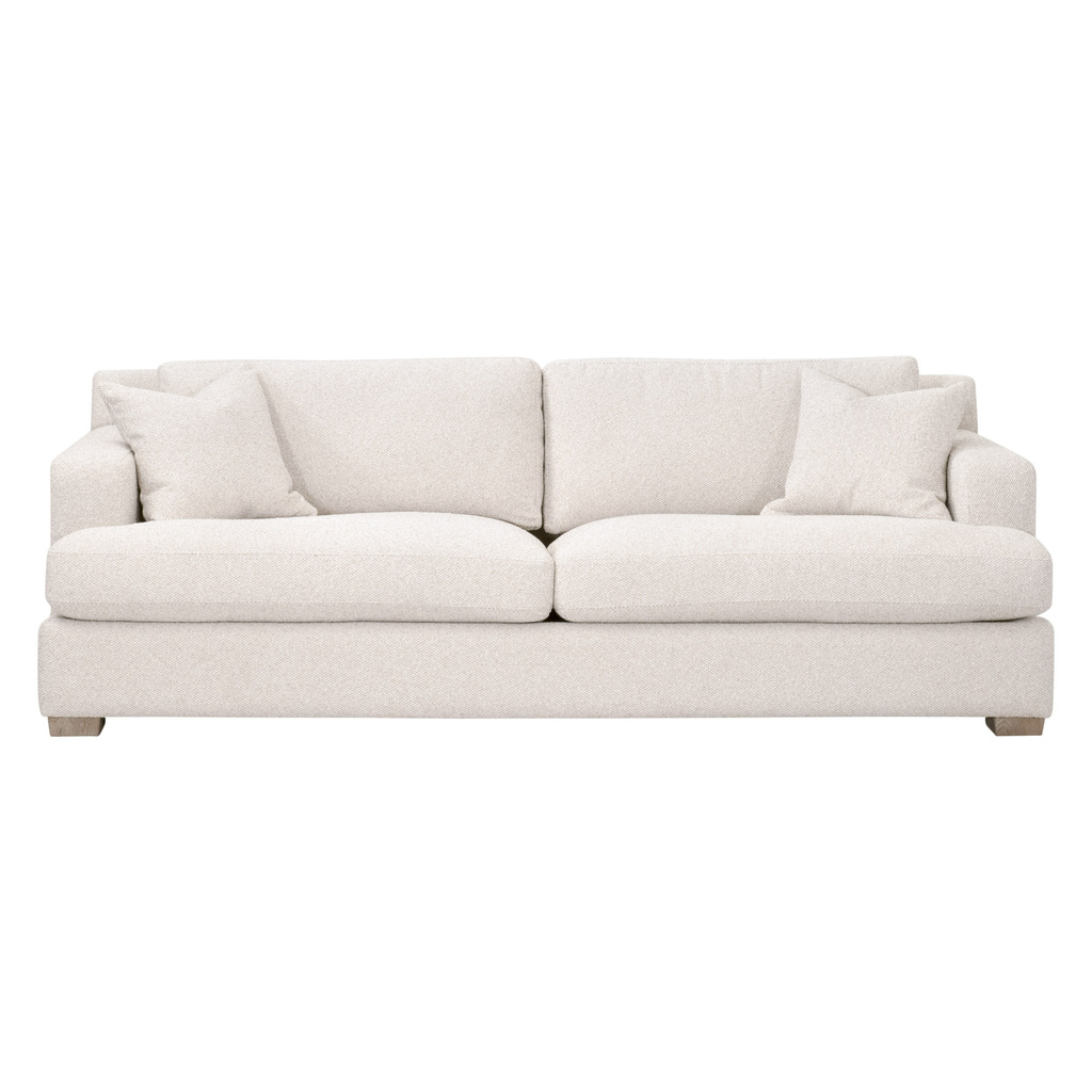 Stitch and Hand Dean 92 Inch California Casual Sofa In Linen and ...