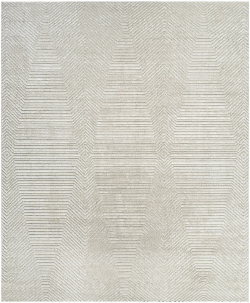 Dekor Modern 7'10" x 9'10" Indoor Rug In Ivory Beige by Nourison ...