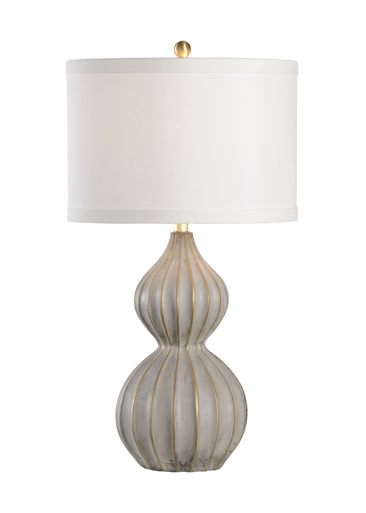 Delphine Lamp In Gray by Wildwood | 1StopBedrooms