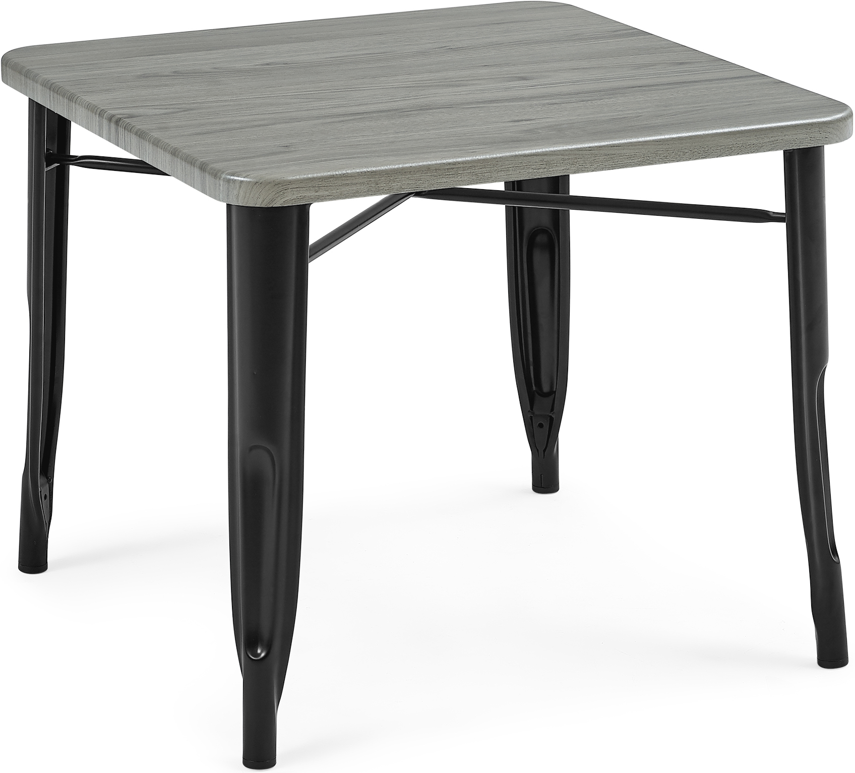 Delta Children Bistro Black with Grey Barnboard Kids Play Table ...