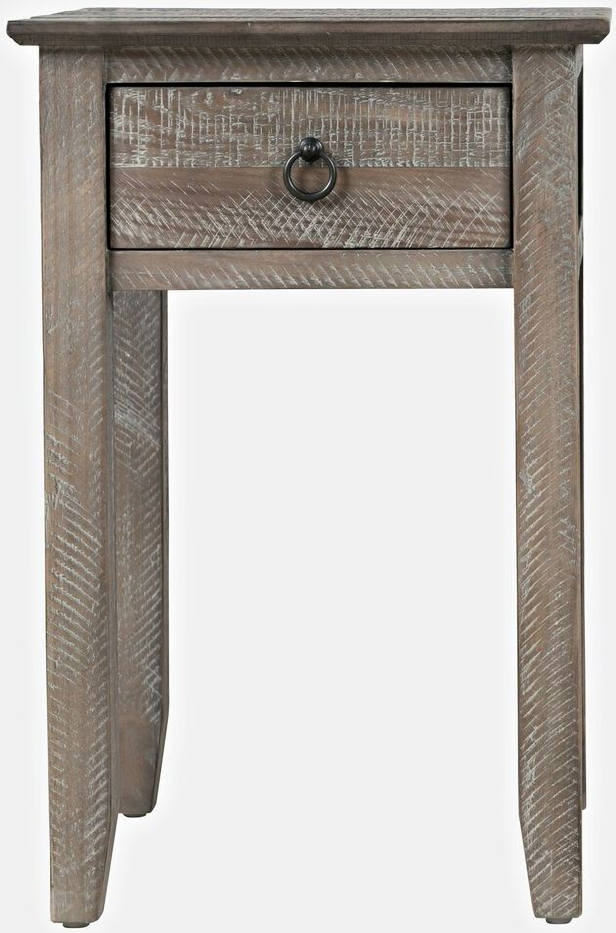 Devon End Table In Grey Wash by Jofran | 1StopBedrooms