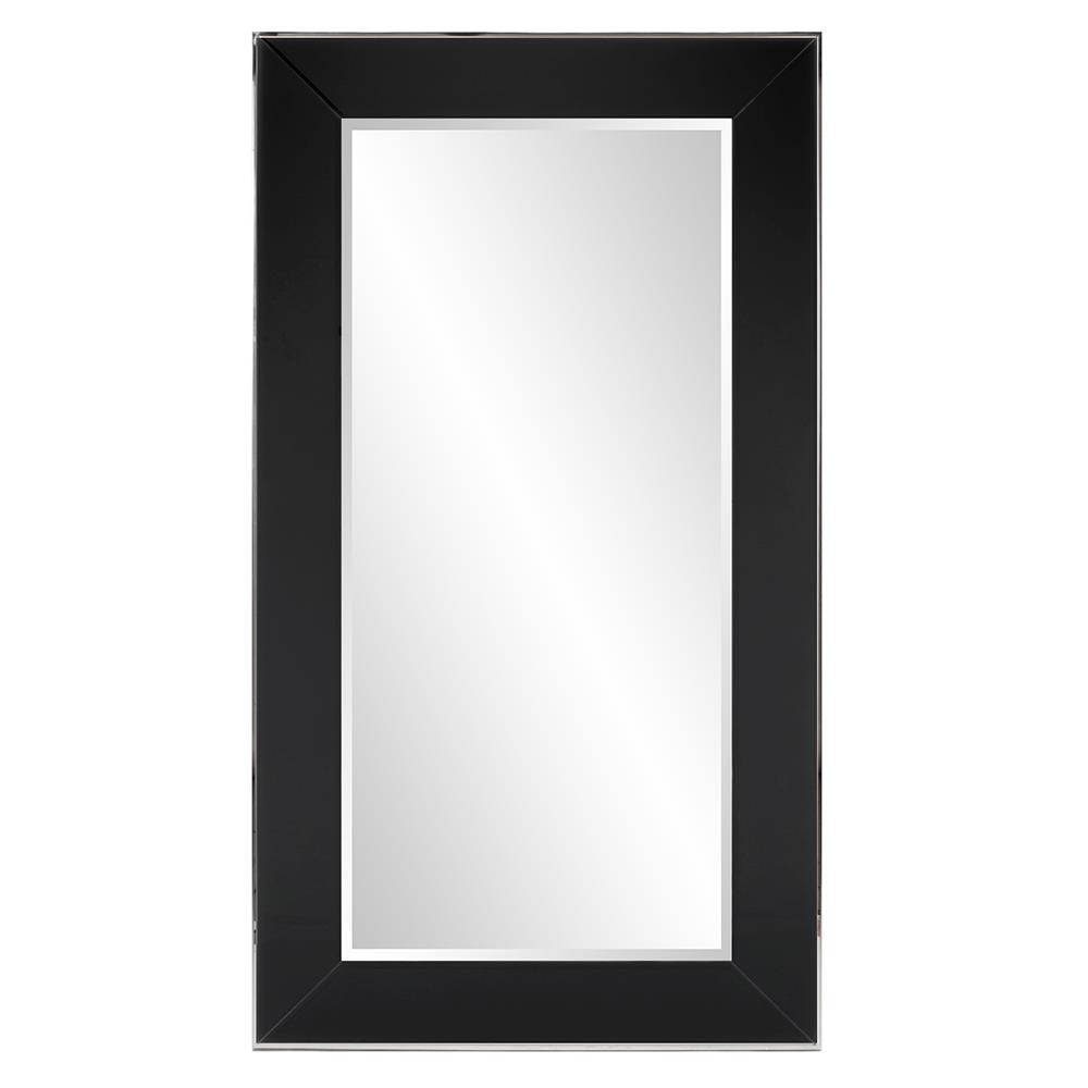 Devon Mirror In Black by Howard Elliott | 1StopBedrooms