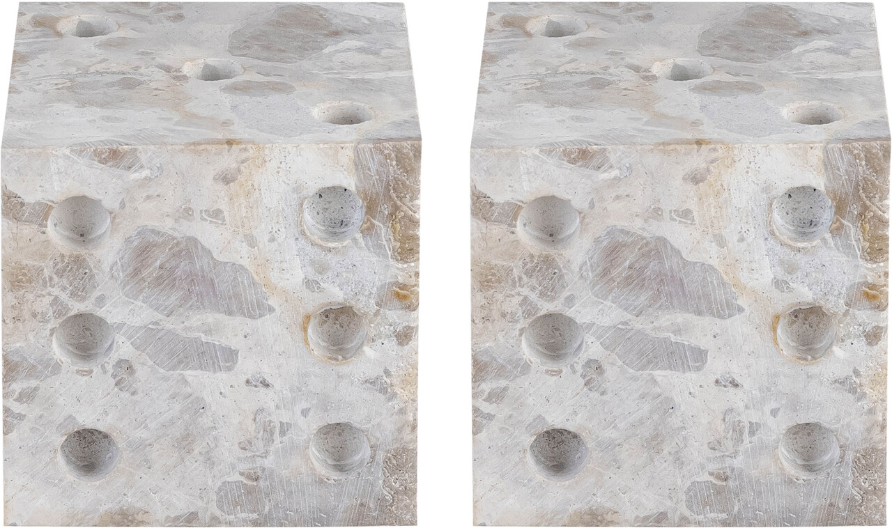 Dice Marble Decorative Dice In Beige by Meridian | 1StopBedrooms