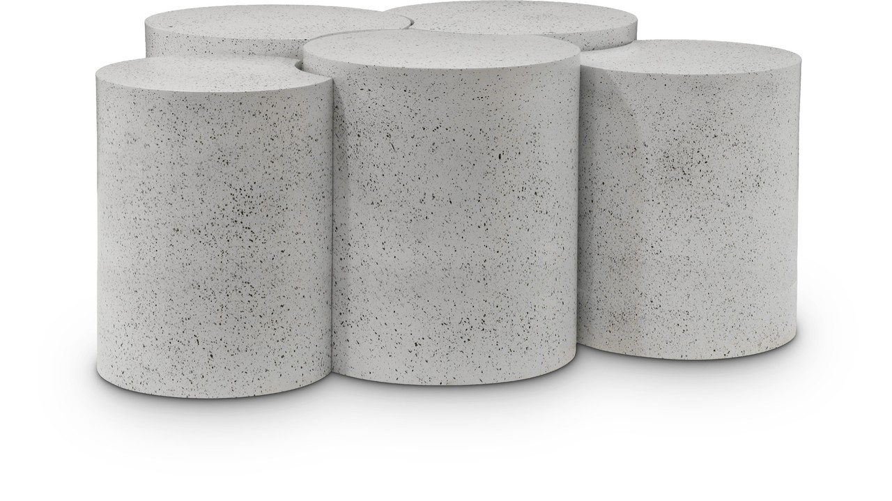 Dimple Coffee Table In White by Meridian | 1StopBedrooms