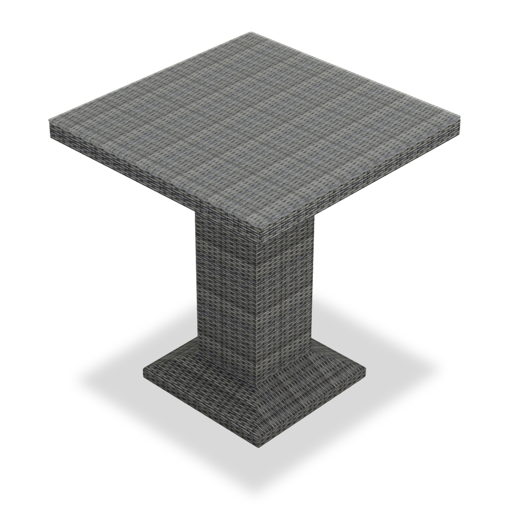District 31 Inch Square Bar Table In Textured Slate By Harmonia Living District 31 Inch Square Bar Table In Textured Slate By Harmonia Living