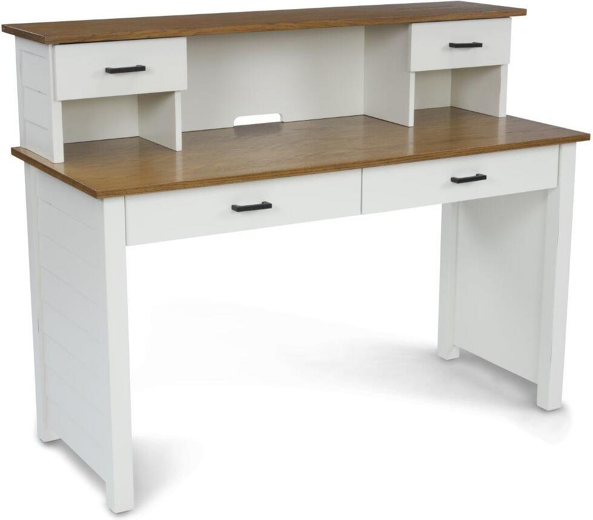 District Off White Writing Desk and Hutch by Homestyles | 1StopBedrooms