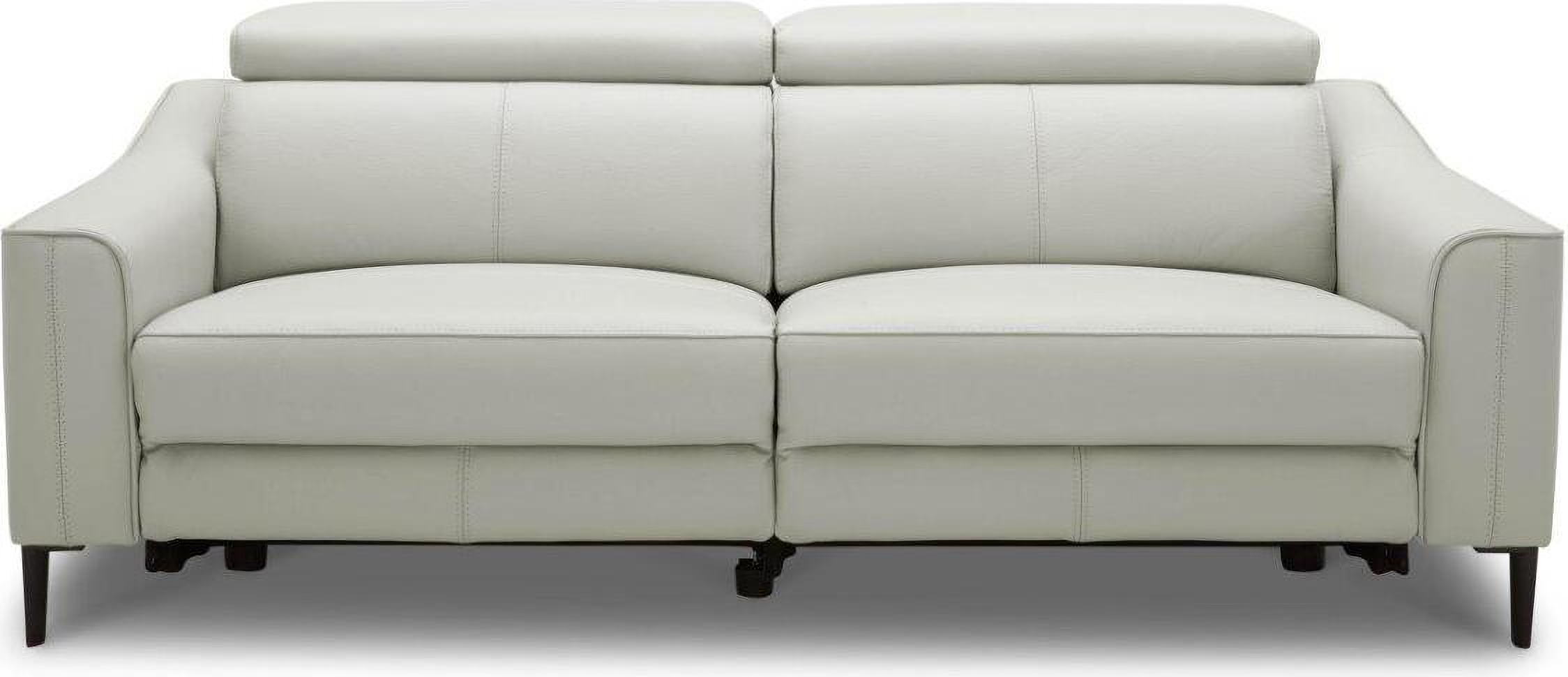 Divani Casa Eden Modern Grey Leather Sofa by VIG Furniture | 1StopBedrooms