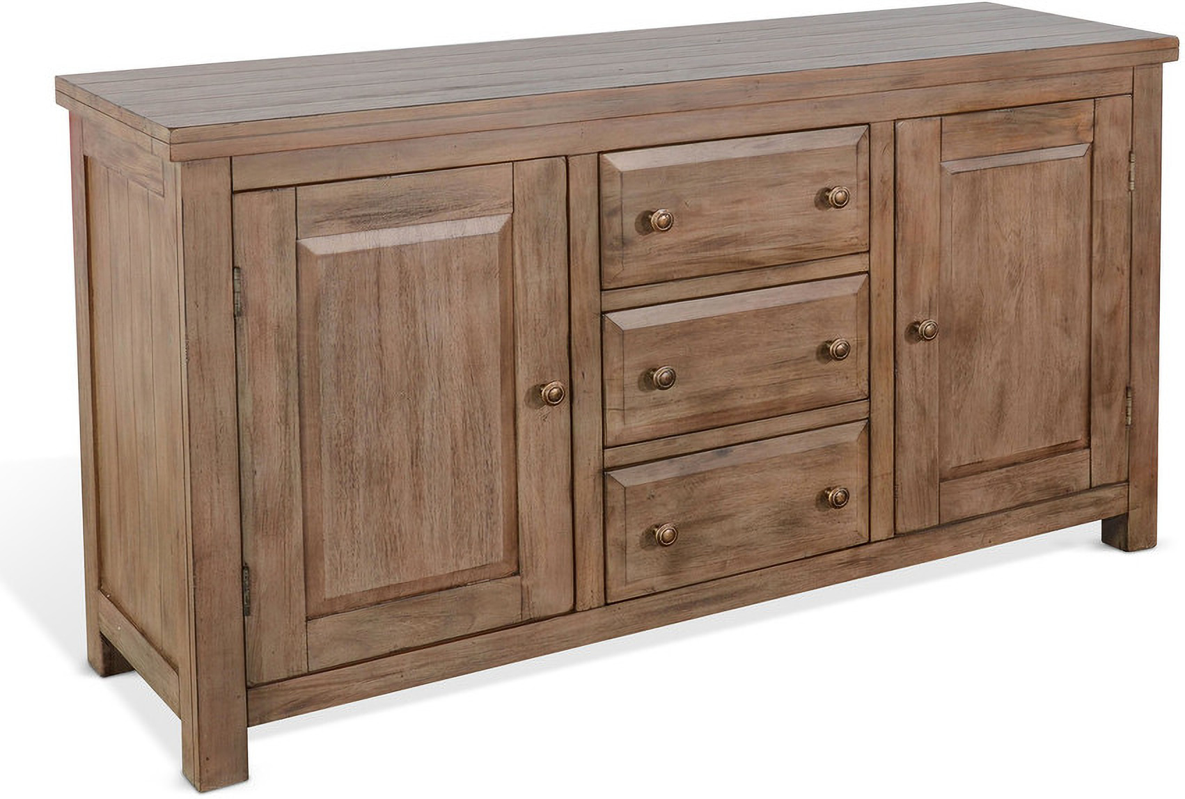 Doe Valley 66 Inch Buffet Cabinet In Natural by Sunny Designs ...