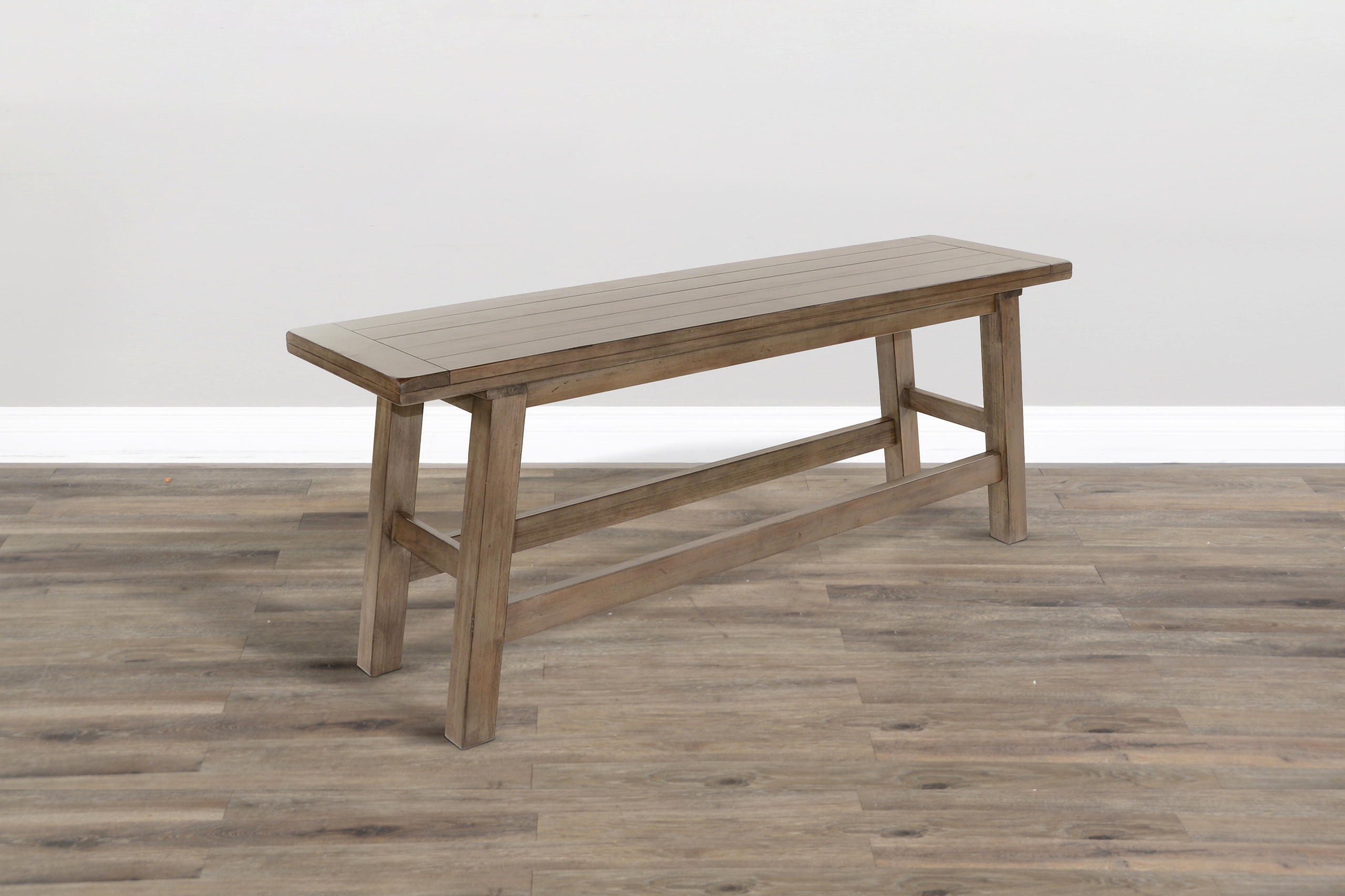 Doe Valley Counter Height Wood Bench In Natural by Sunny Designs ...