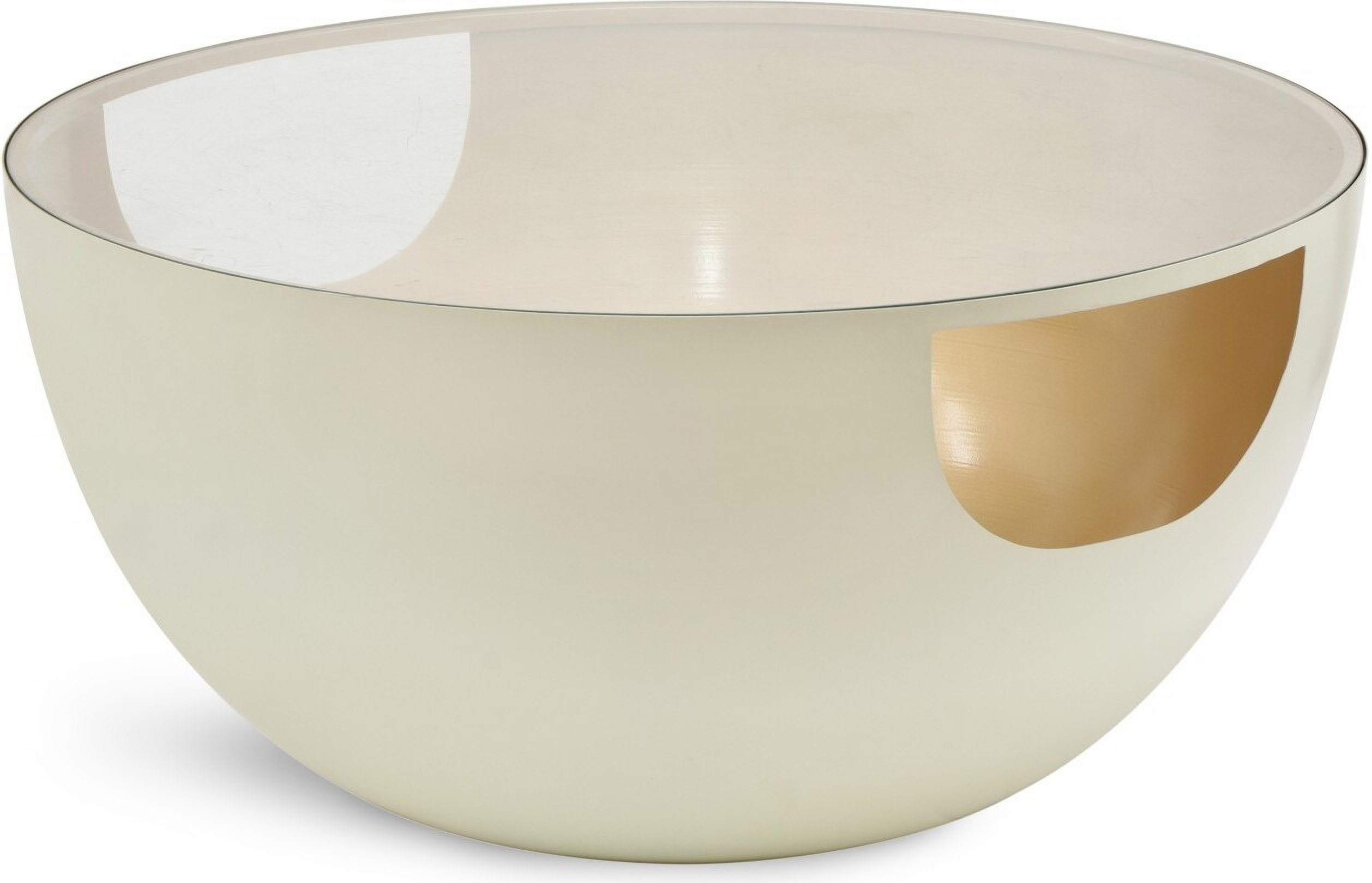 Doma Coffee Table In Cream and Gold by Meridian | 1StopBedrooms