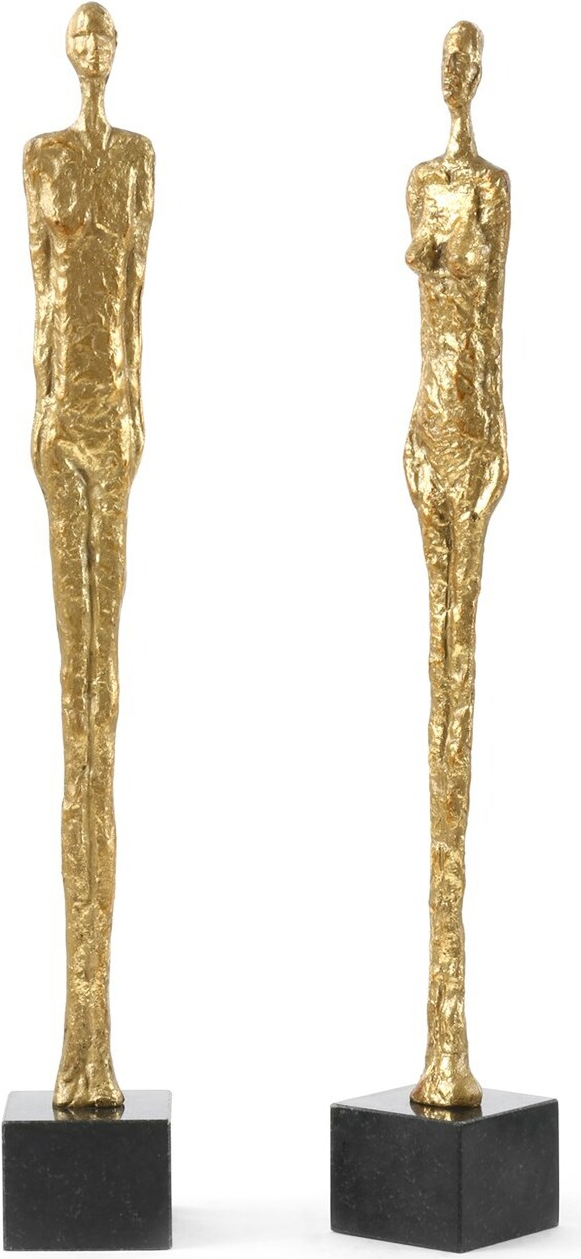 Dora Mar Statue Set of 2 In Gold Leaf by Villa & House | 1StopBedrooms