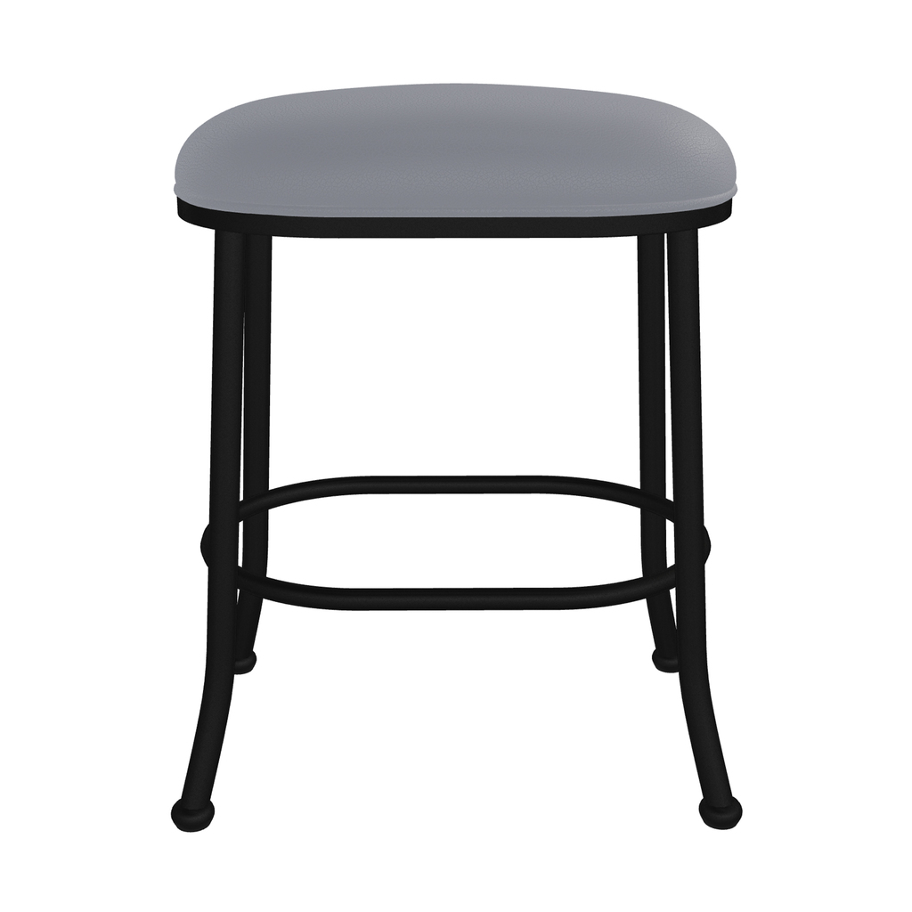 Dortmund 26 Inch Counter Height Backless Stool In Sable Onyx and ...