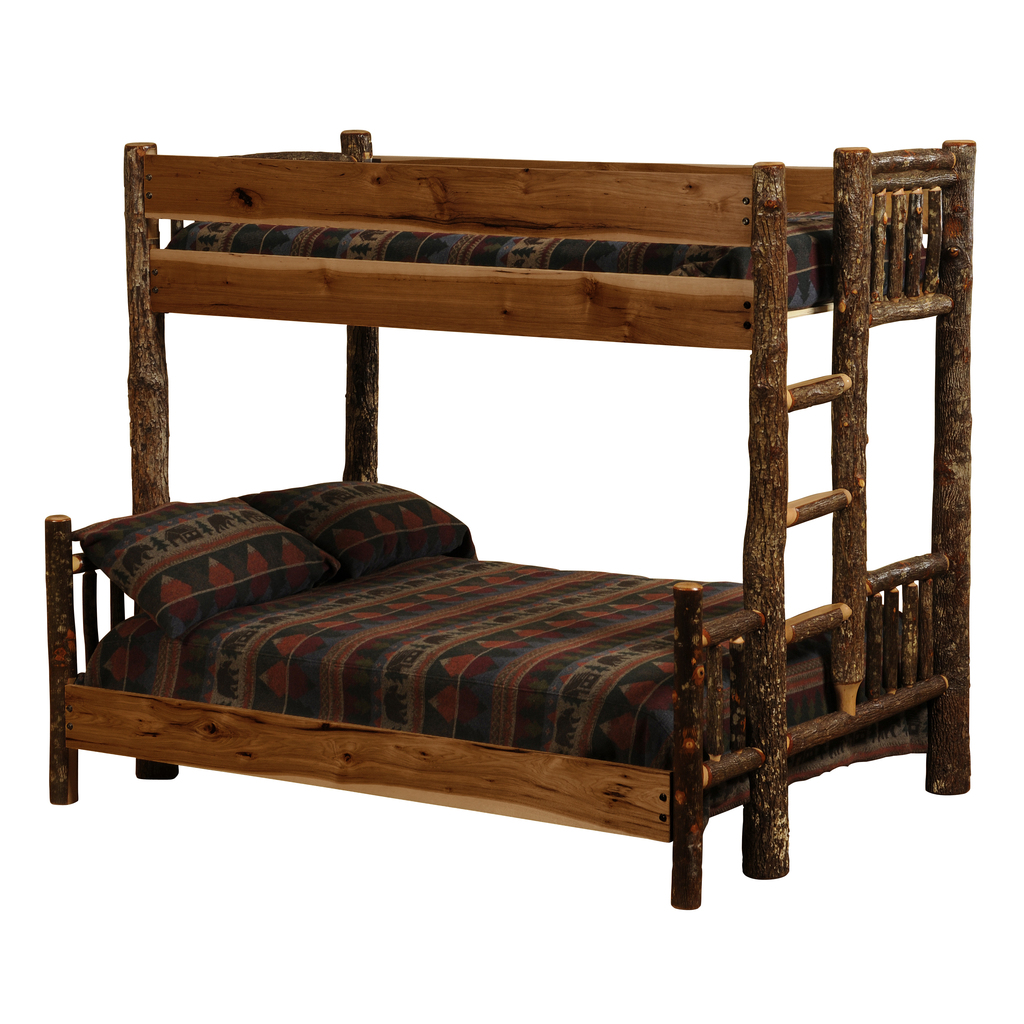 Double/Single Bunk Bed with Ladder Left In Cognac by Fireside Lodge ...