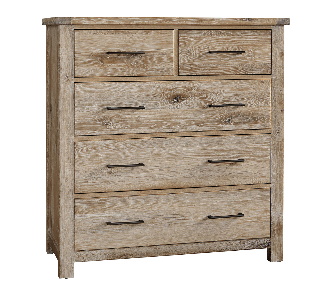 Dovetail Standing Dresser In Sun Bleached White by Vaughan Bassett ...