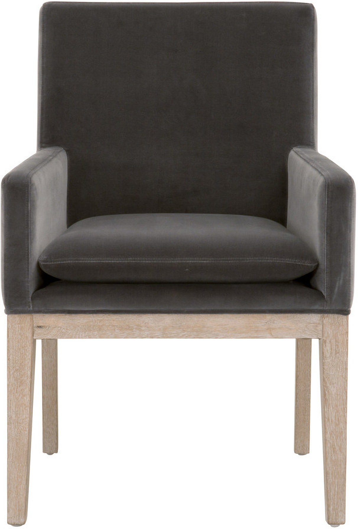 Stitch and Hand Drake Arm Chair In Dark Dove and Natural Gray by ...