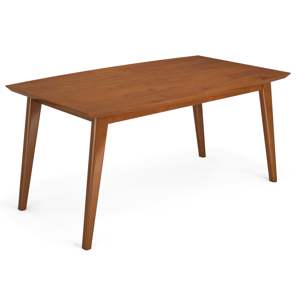Draper Dining Table In Teak Brown by Simpli Home | 1StopBedrooms