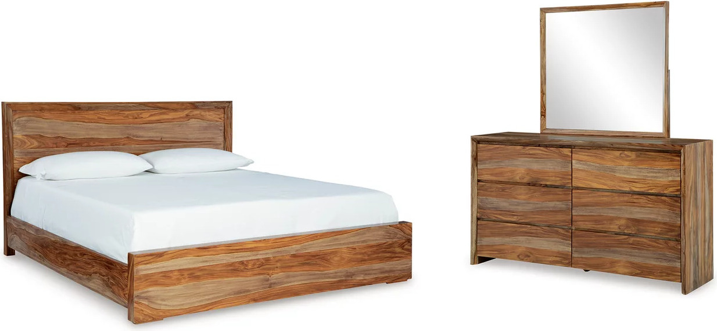 Dressonni Panel Bedroom Set In Brown by Ashley Furniture | 1StopBedrooms