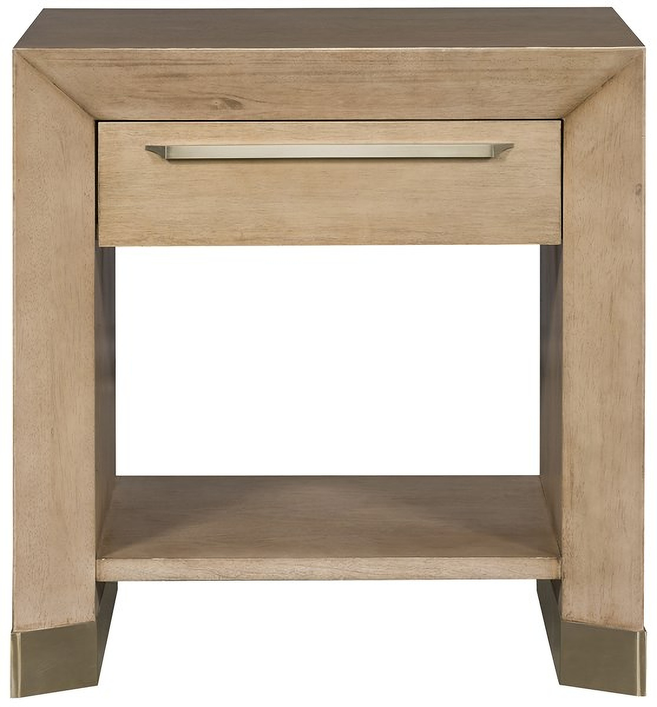 Dune Nightstand with White Bronze Hardware In Walnut by Vanguard Furniture | 1StopBedrooms