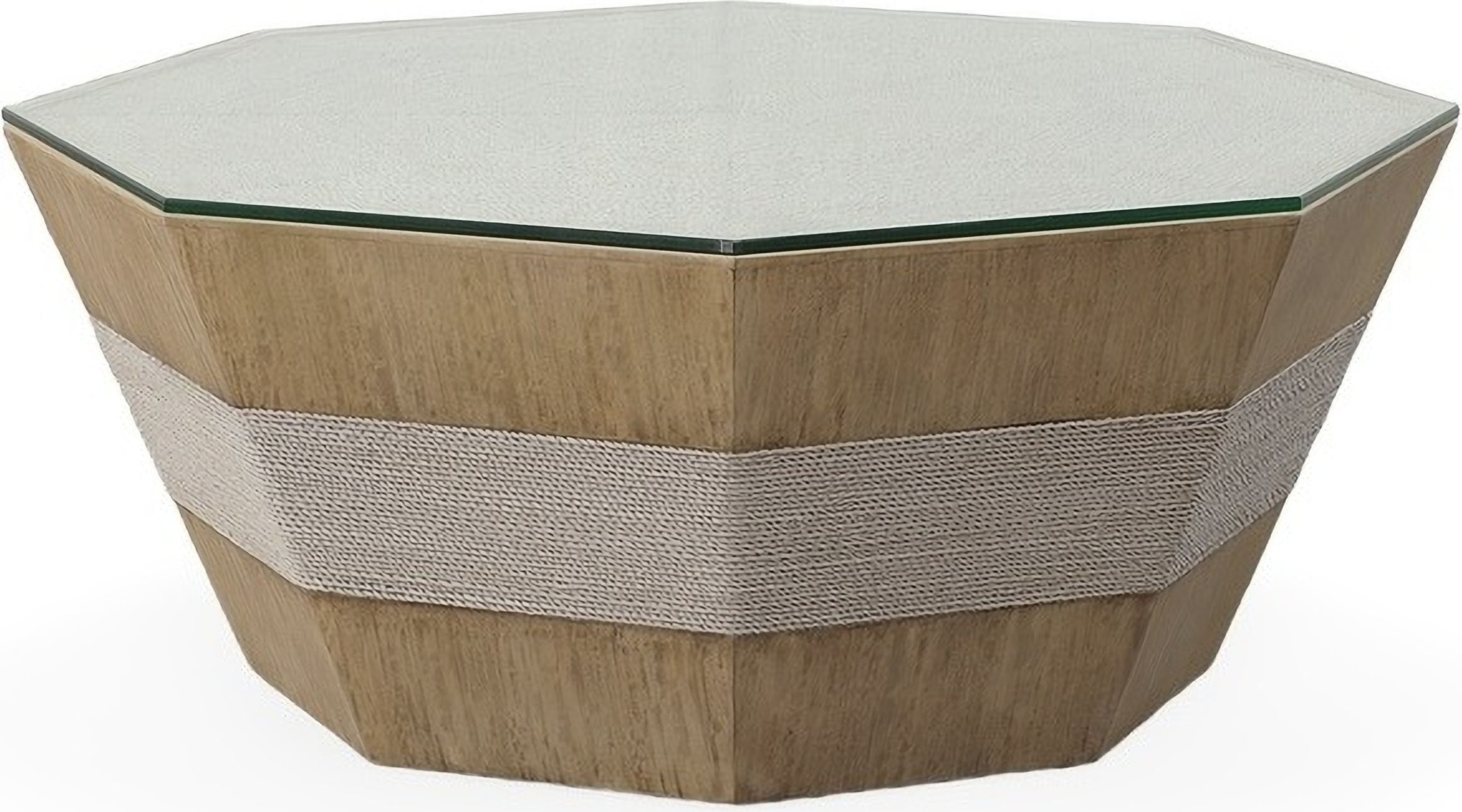 Dunes Coffee Table In Tan and Grey by Century Furniture | 1StopBedrooms